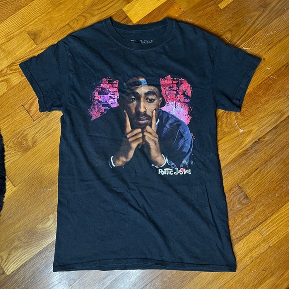Poetic Justice | Shirts | 2 Pac Poetic Justice Tupac Shakur Black Mens ...
